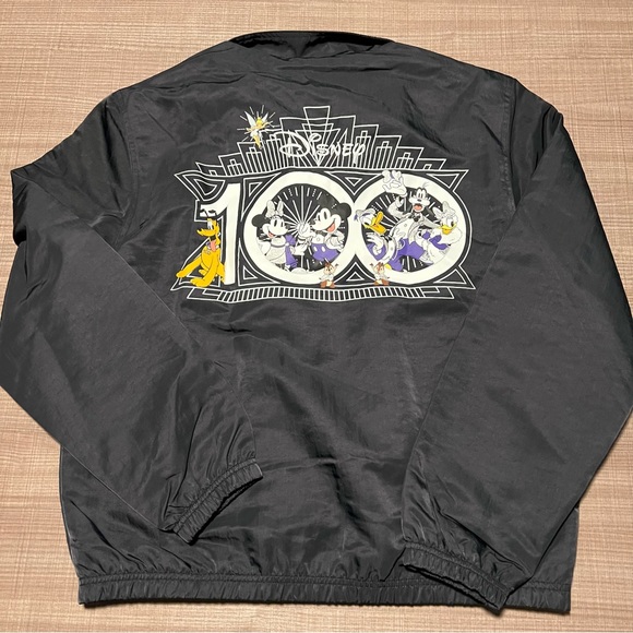 Disney | Jackets & Coats | Disneyland Black 0 Celebration Jacket Unisex ...